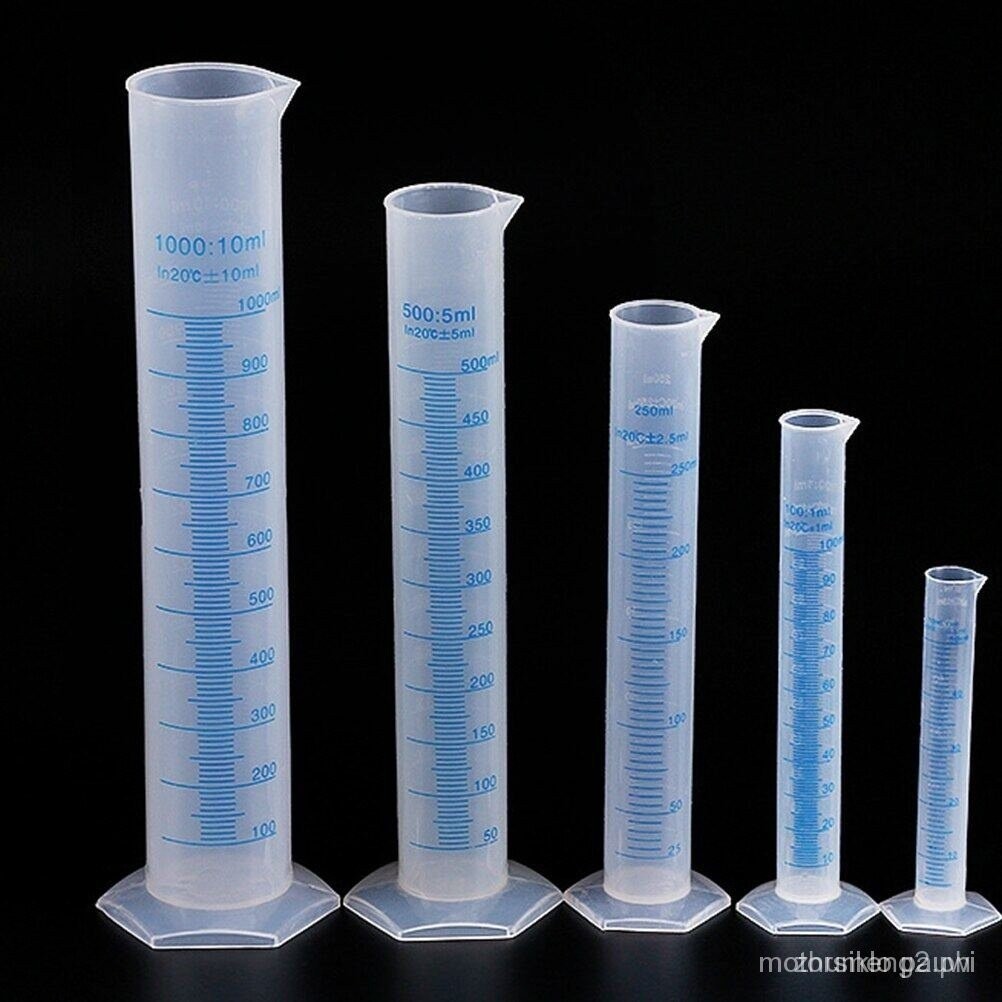 1000ml Transparent Measuring Cylinder Plastic Graduated Cylinder ...