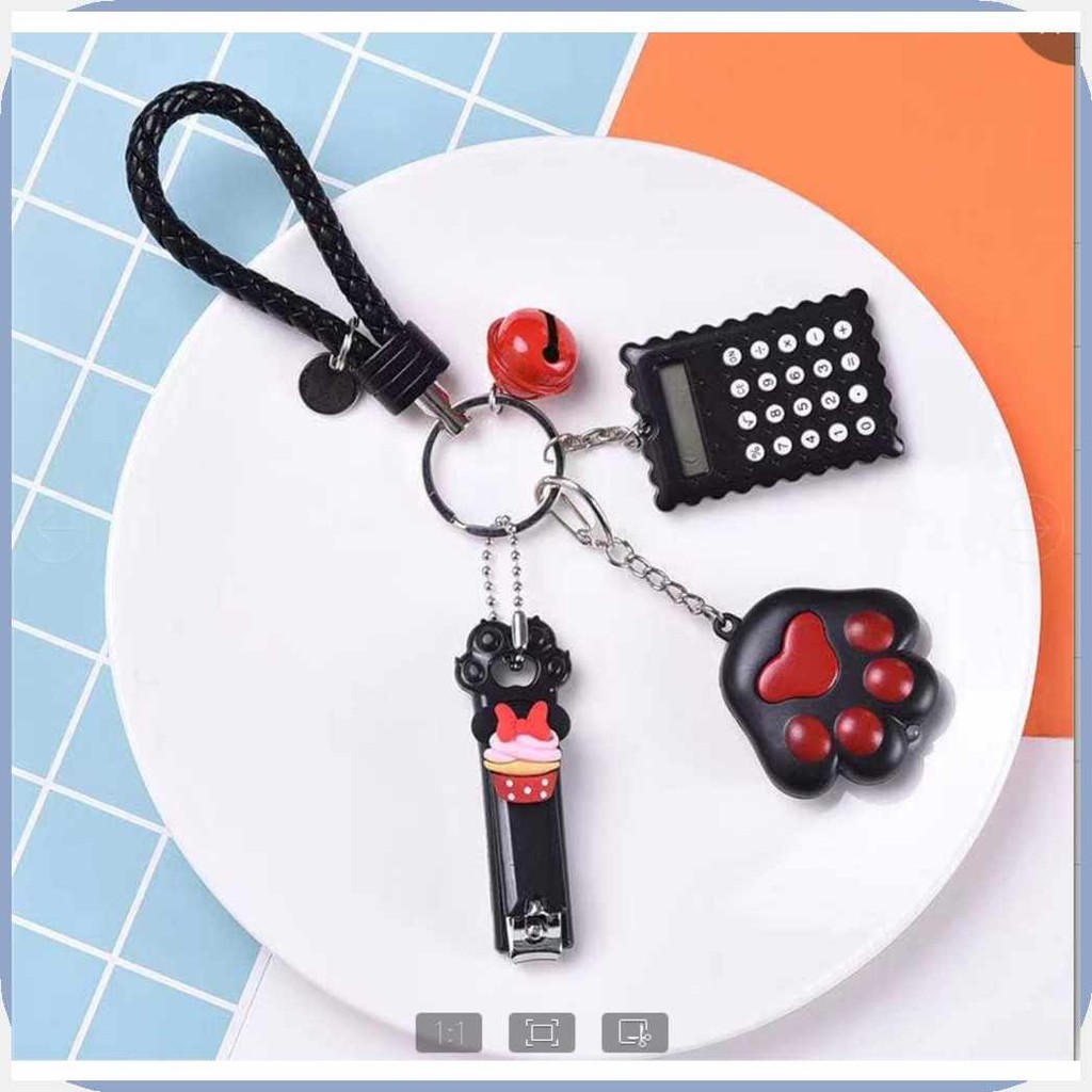 Keychain*QN%with{G*Nail$Ig^Clipper,/Ug^Mini/hL^Calcu,/CV^and/DA ...