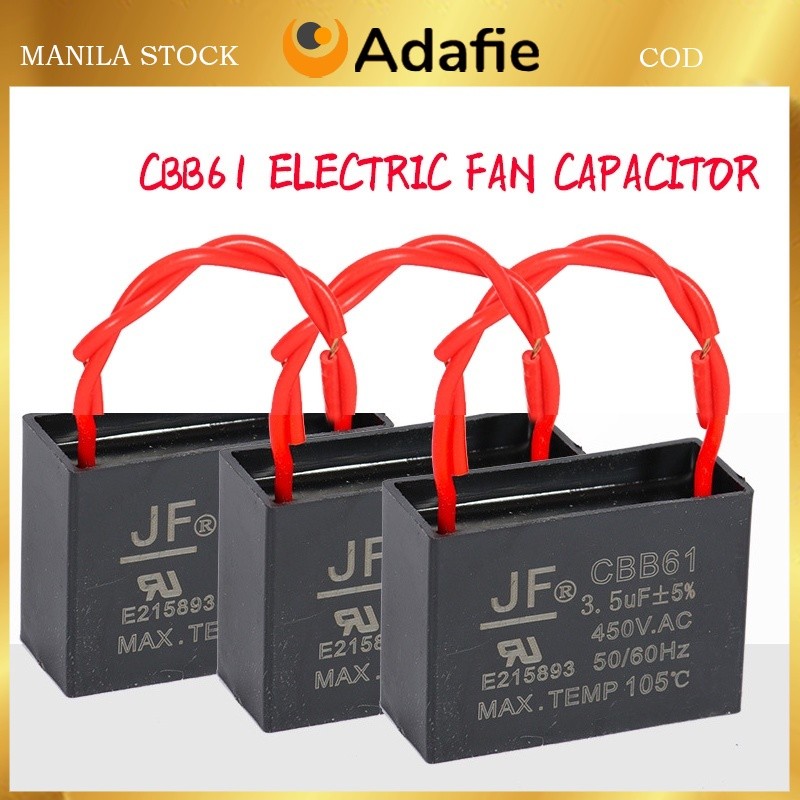 5pcs/set Fan Motor Running Starting Capacitor 450VAC Fan Starting ...
