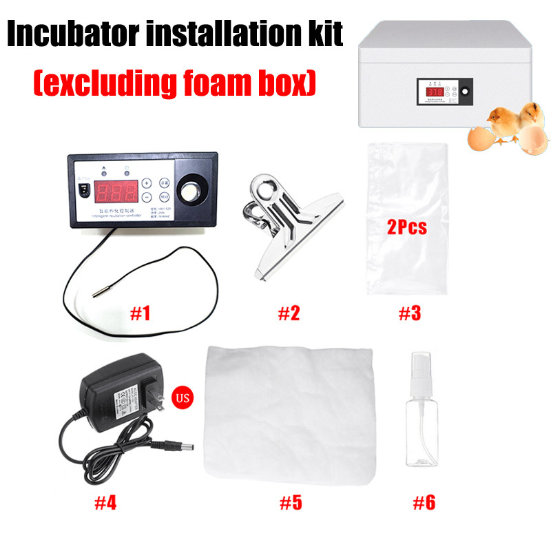 22/30/36 Egg Incubator Automatic Digital Incubator Thermostat for ...