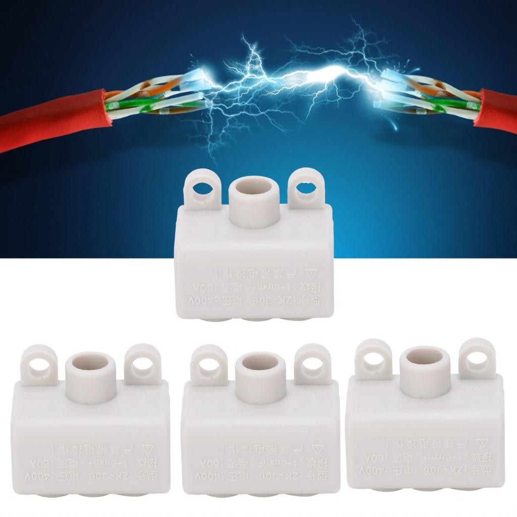 Maib 4Pcs Main Splitter T‑Shape Wiring Terminal Block Industrial ...
