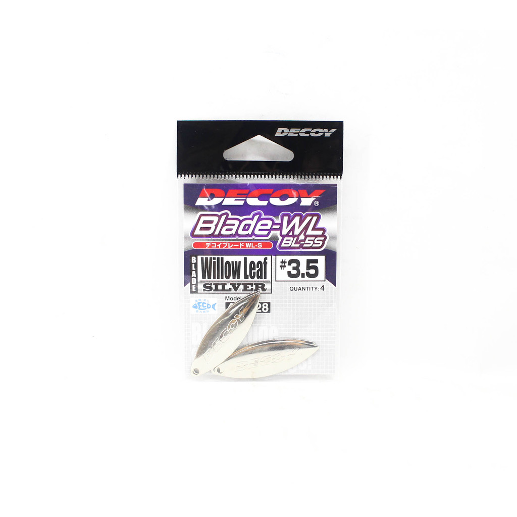 Decoy BL-5S Willow Blade Silver Size 3.5 x 4 pieces (2528) | Shopee ...