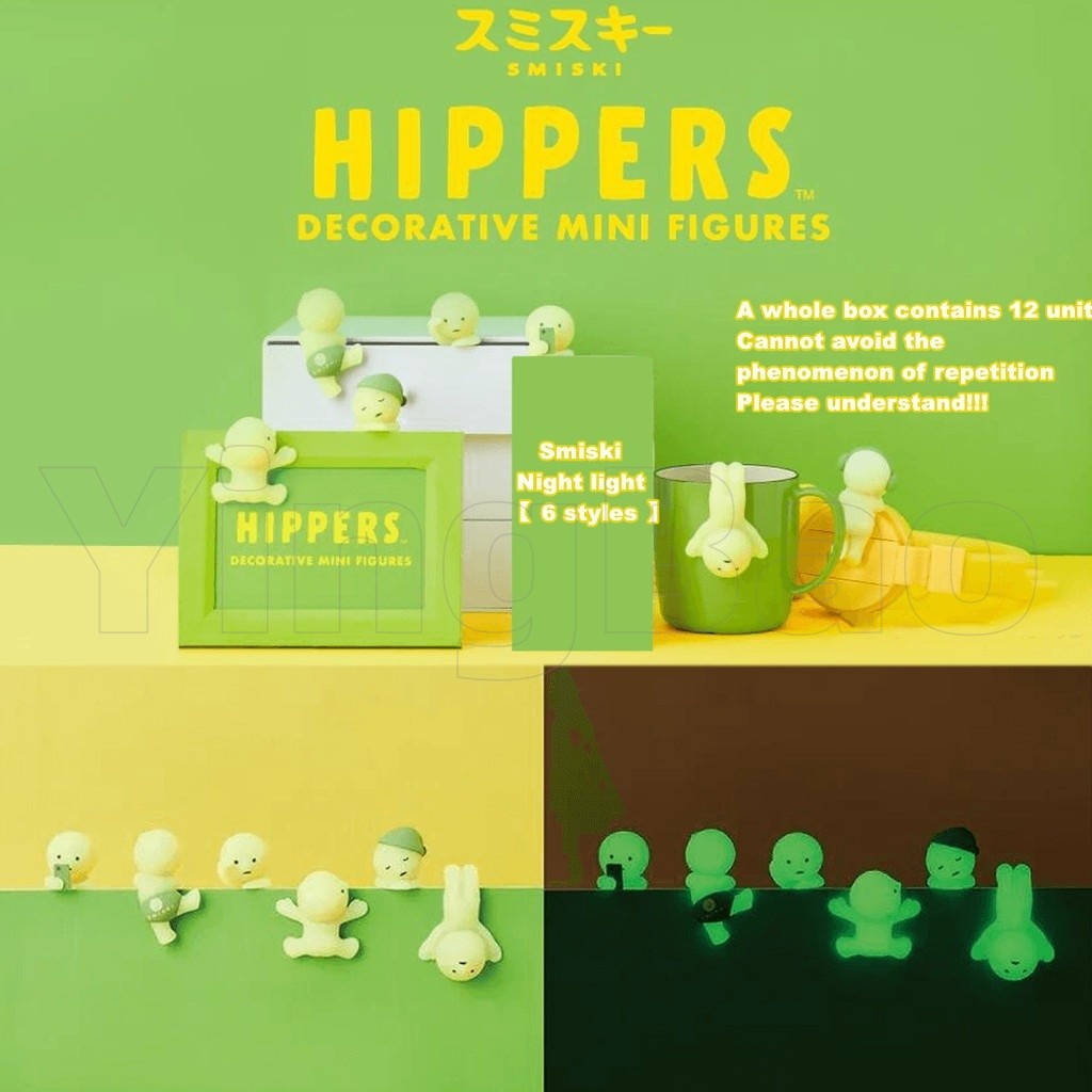 6Pcs Smiski Hipper Phone Dreams Smiski Glow in The Dark Figure ...