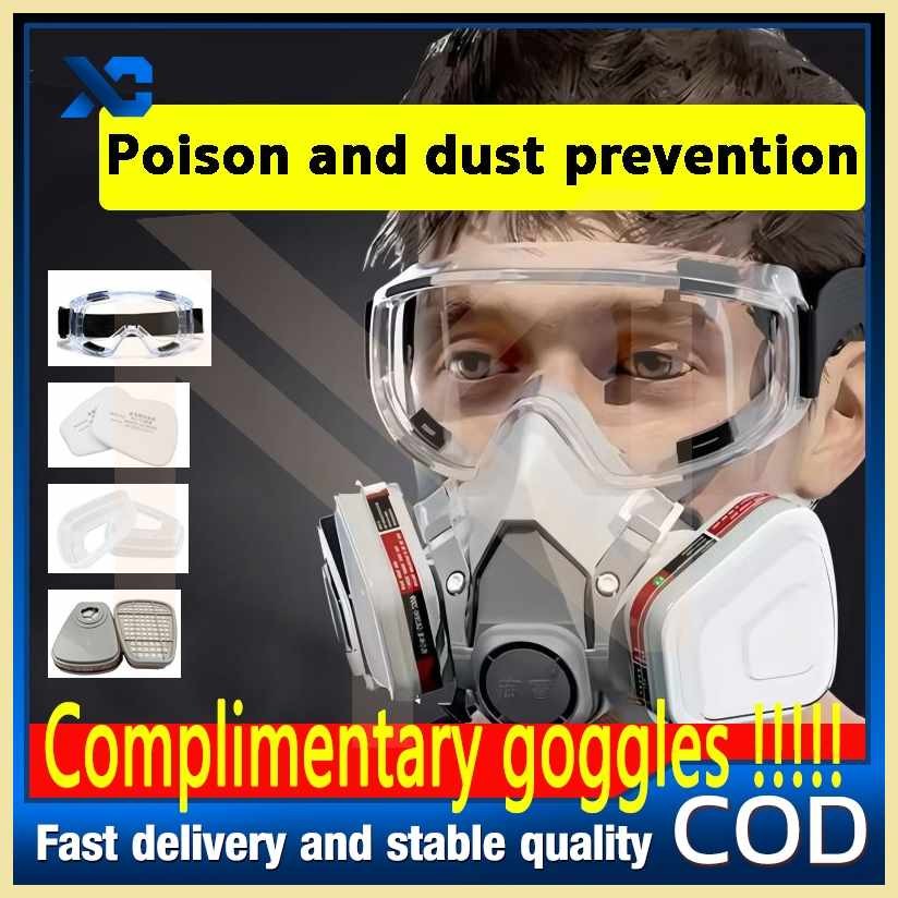 7/1Set+L_Dual#Ch+Filter_Tg:3M%SY:Gas&Mask&6200&Half&Face Safety Filter ...