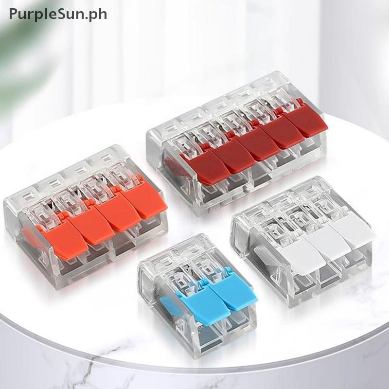 PurpleSun 1PC Mini Quick Cable Splicing Connectors Lever Electrical ...