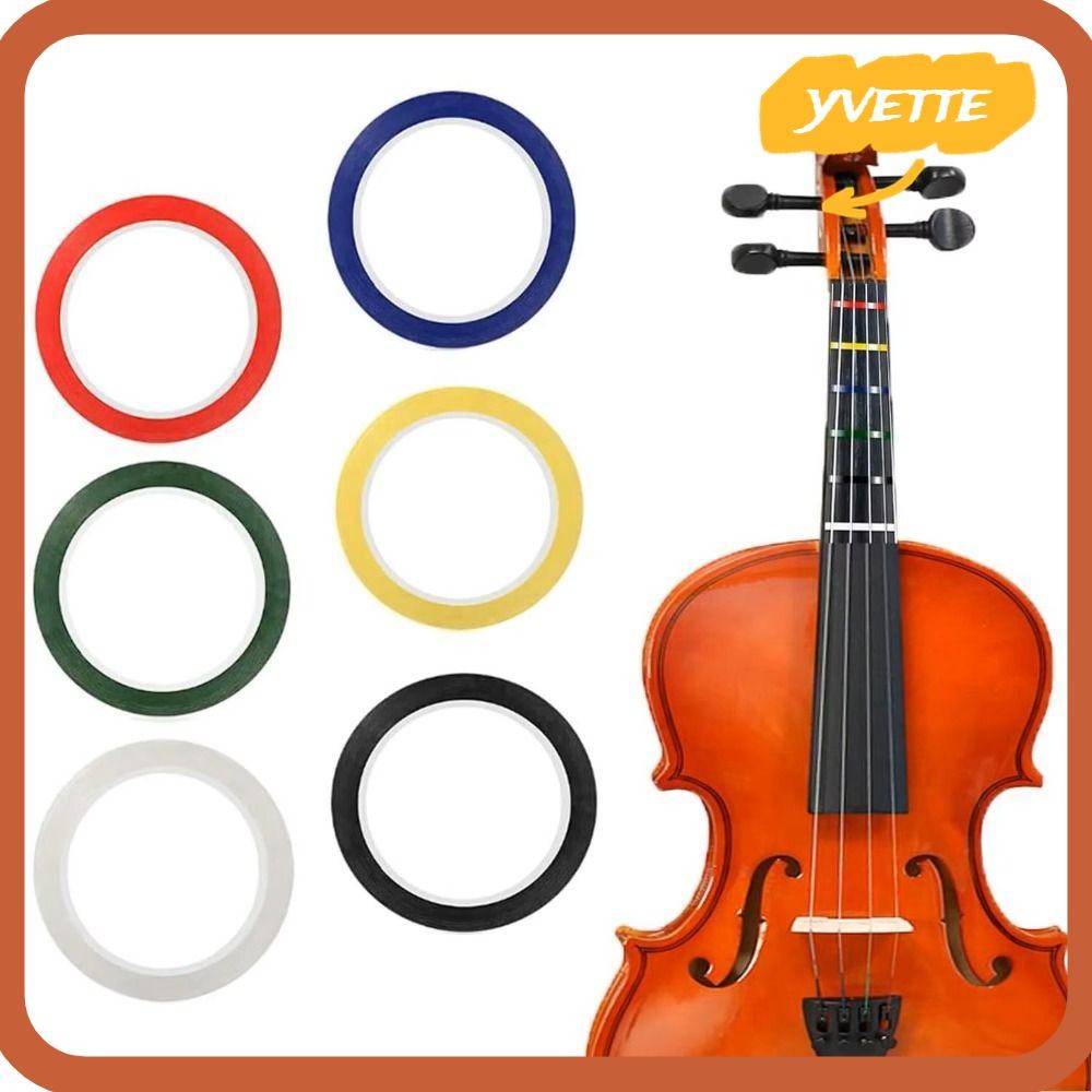 YVE Violin Fingering Tape Sticker, 66M Grid Marking Grid Marking Tape ...