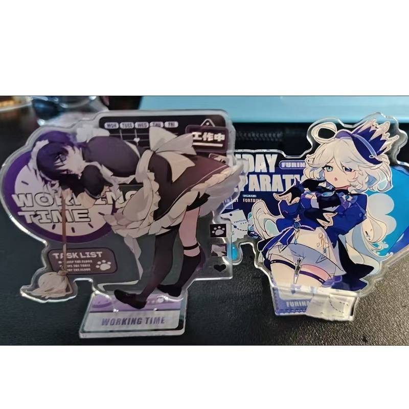 2Pieces Game Genshin Impact Desk Plate Models Wanderer Kabukimono ...