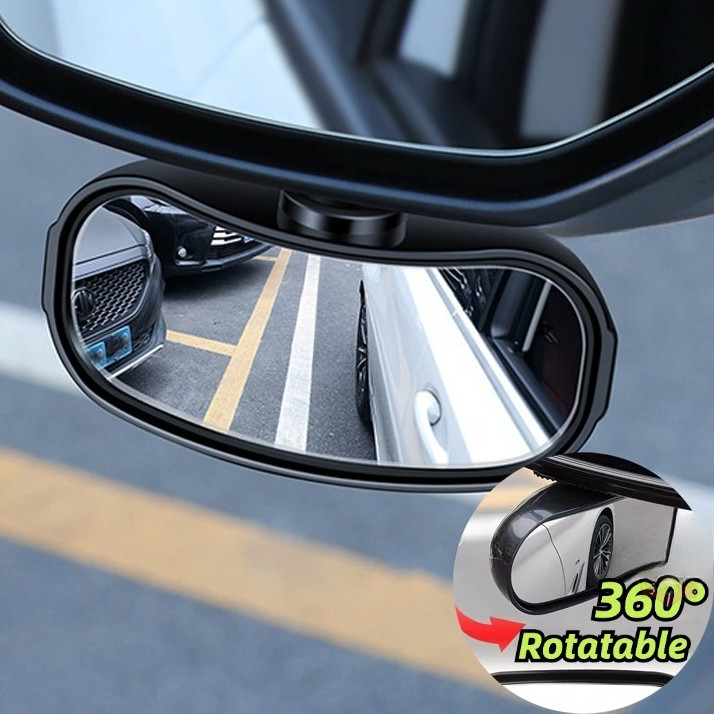 1PC/2PCS Universal Car Mirror Blind Spot Mirrors Side Rear Mirrors Rear ...