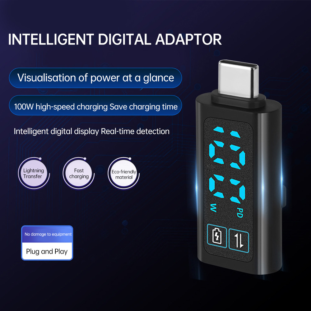 Pcbfun DC 5-24V Intelligent Digital Voltage and Power Display Meter ...