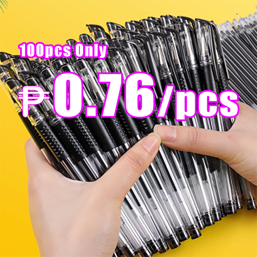 100/50pcs Ball Pen Black 0.5mm Ballpoint Pen Refill Wholesale Bullet ...