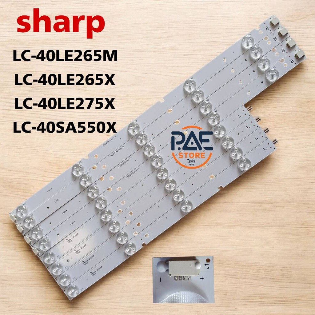 Blacklight Backlight TV Sharp Model lC-40LE265M lC-40LE265X lC-40LE275X ...