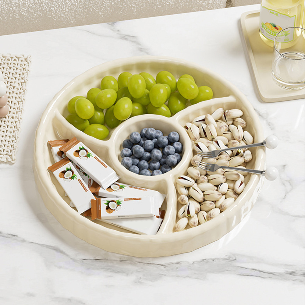 Sweets Nut Serving Container Large Kitchen Fruit Tray For Snack ...