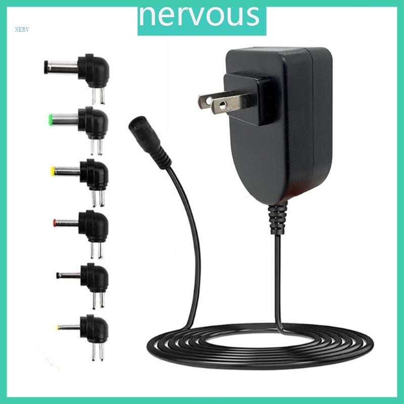 NERV Switching Power Supply Adapter 15W and 3-12V Adjustable with 6 ...