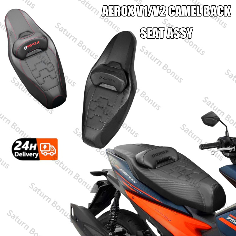 Yamaha Aerox V1 And V2 Vip Camel Back Seat Suede And Leather | Shopee Philippines