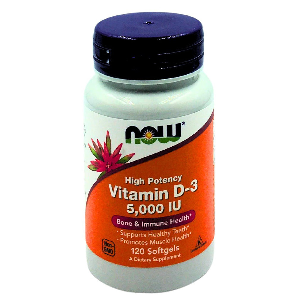 Now High Potency Vitamin D3 5000 IU (120 Softgels) | Shopee Philippines