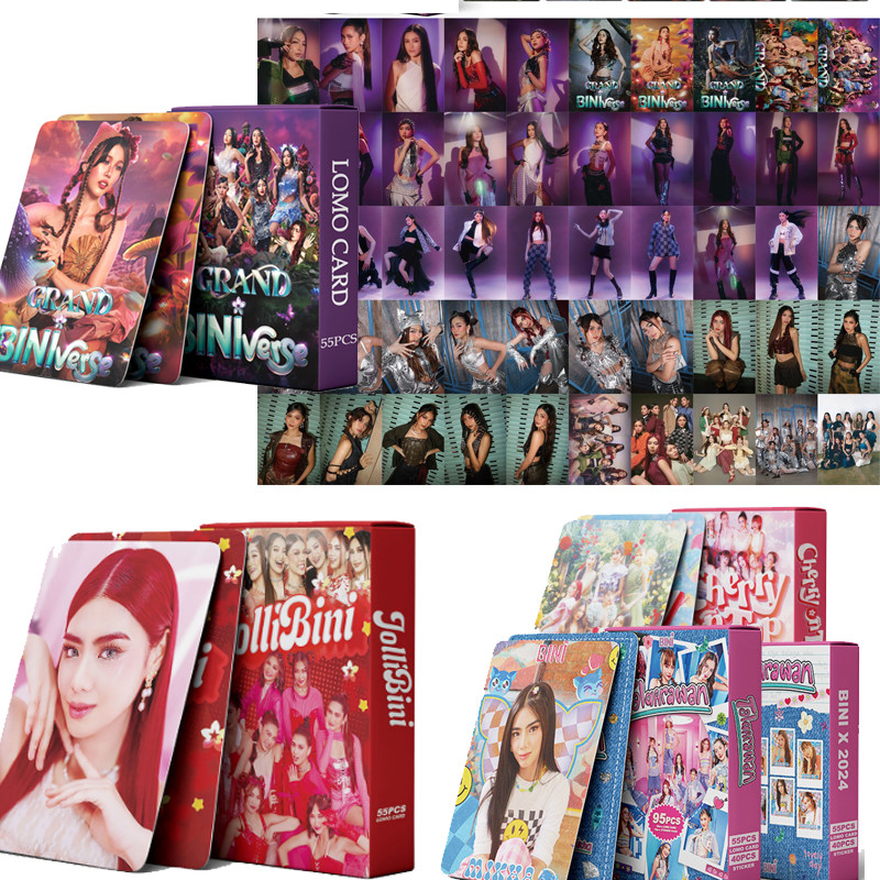 Bini Grand Biniverse Photocards Bini Lomo Cards STACEY SHEENA GWEN ...