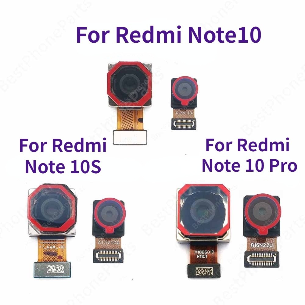 For Xiaomi Redmi Original Front Back Camera Note 10 Pro 10S S Rear ...