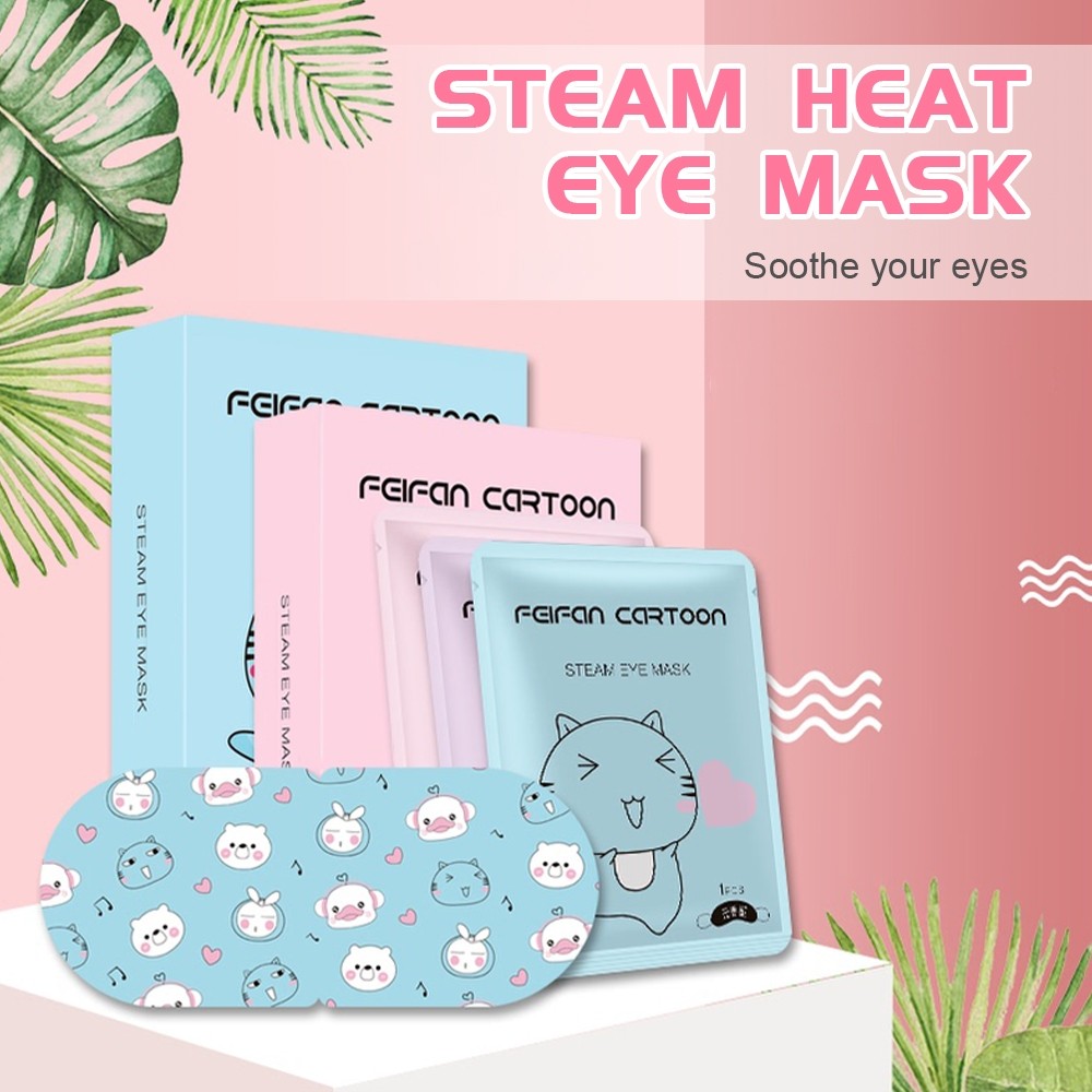Disposable Hot Compress Steam Eyeshade Heating Sleep SPA Eye Mask ...