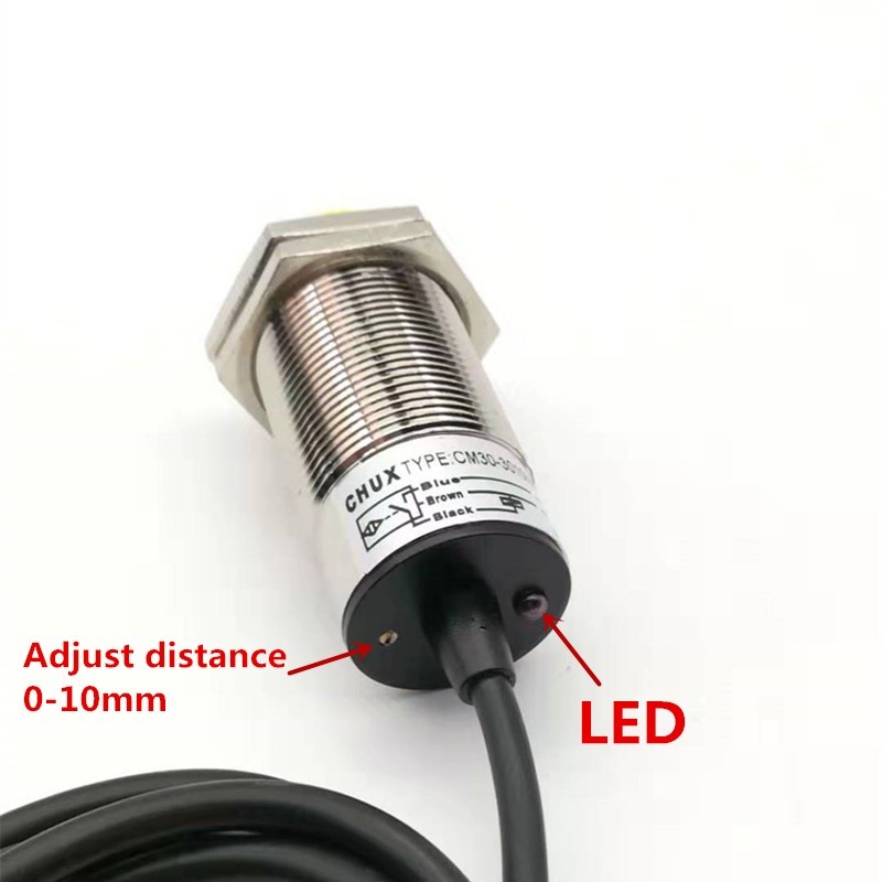 BREND Capacitive Proximity Sensor NPN M30 detection 10mm distance NO/NC ...