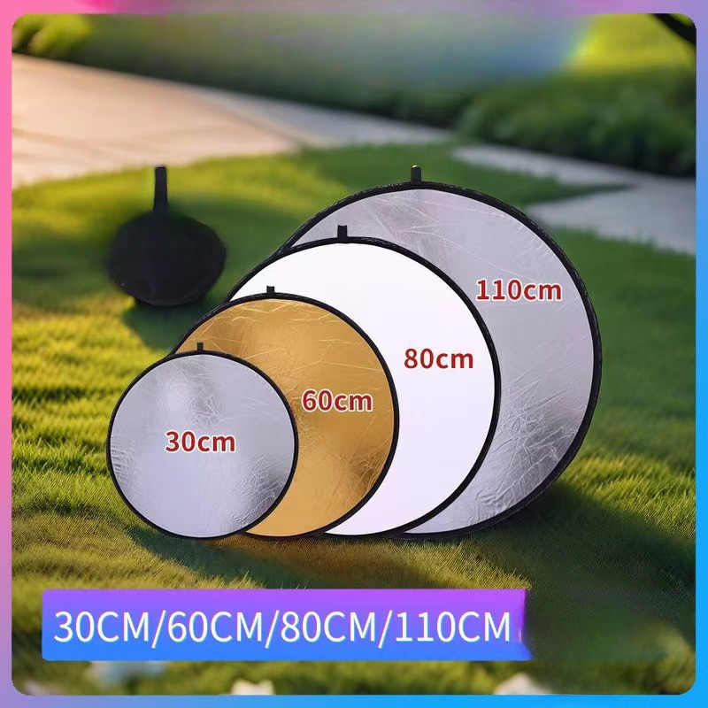 2 in 1 - 5 in 1 Round Reflectors Collapsible Photography Fill Light ...