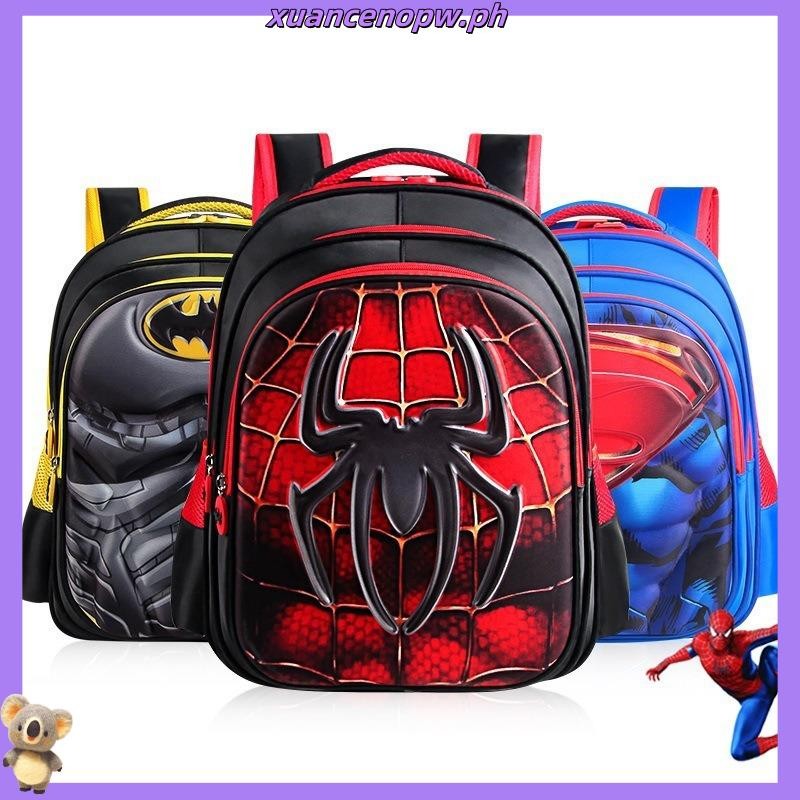 Spiderman batman Avengers Marvel elementary school cartoon school bag ...