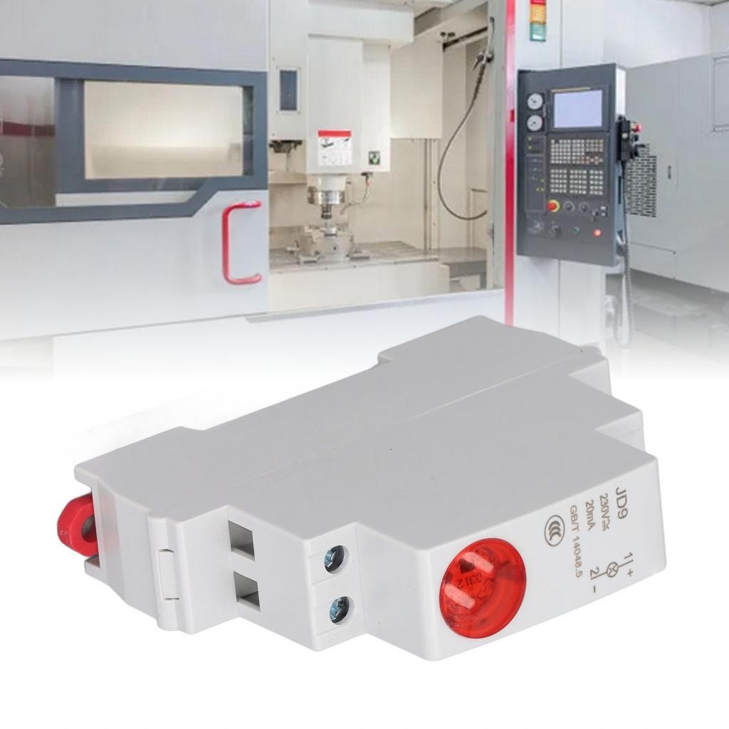 Rrianfo DIN Rail Light LED Indicator Simple Installation PC Shell AC DC ...