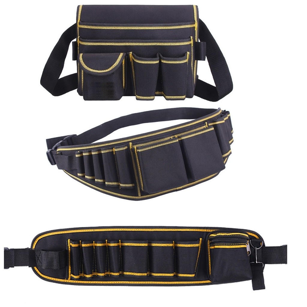 Electrician Tool Bag Long-lasting Use Multi-pocket Layout Heavy Weight ...