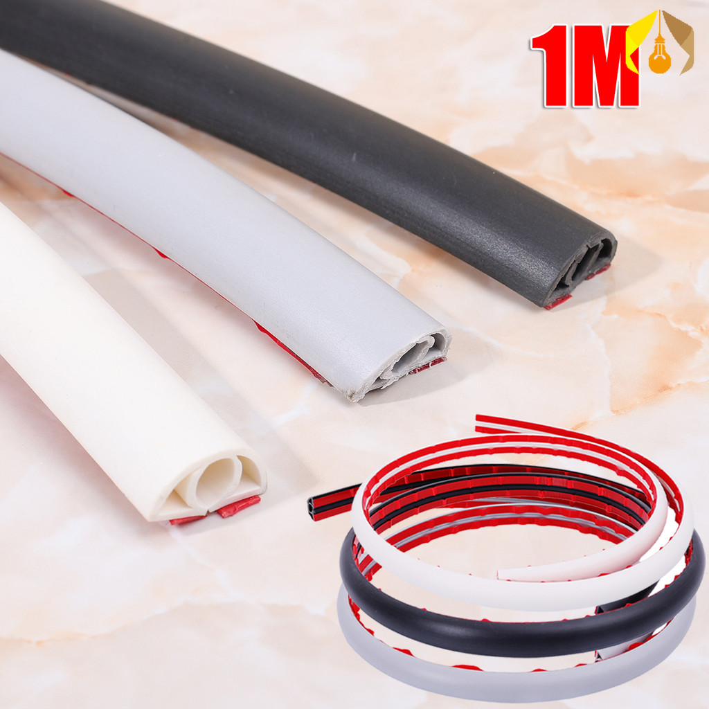 1M PVC Surface Mounted Self-Adhesive Electric Cord Covers For Floor ...