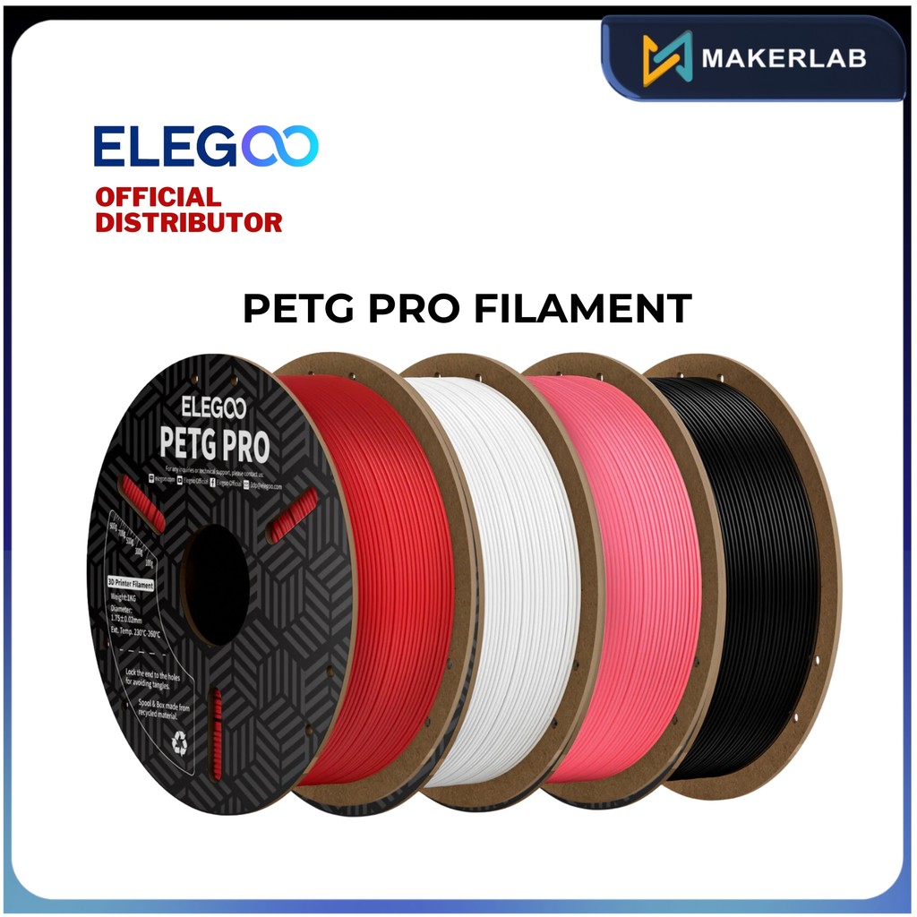 Elegoo PETG Pro 3D Printer Filament 1.75mm 1KG | Shopee Philippines