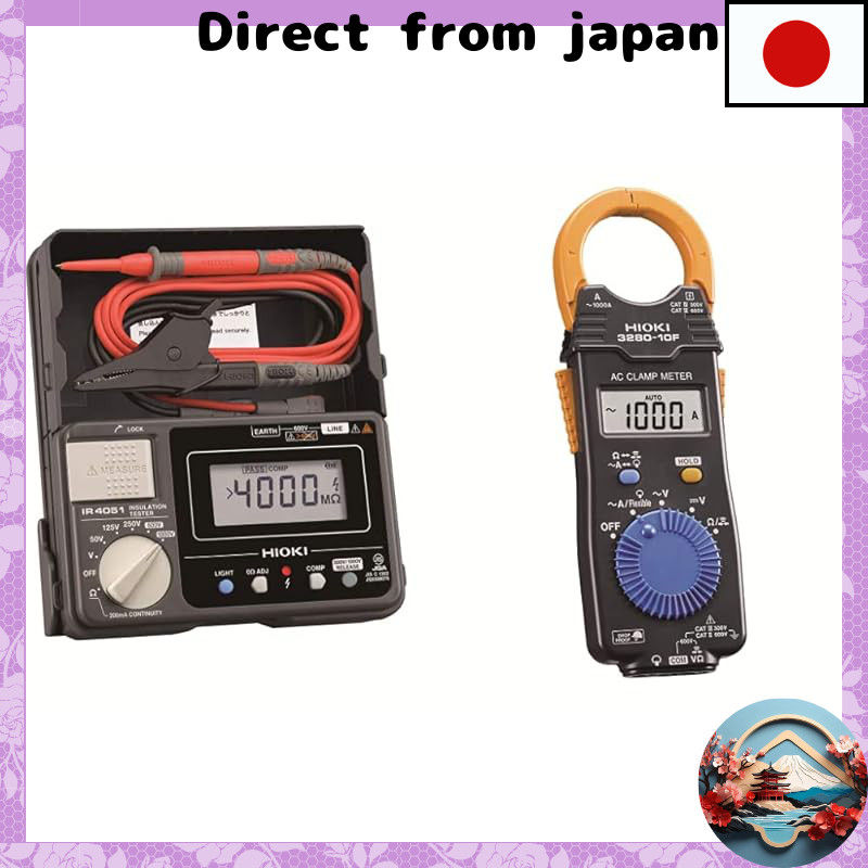 HIOKI Digital Insulation Resistance Tester & AC Clamp Meter Bundle ...