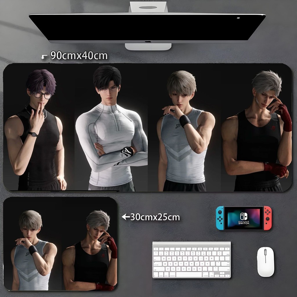 【260x210mm】Love and Deepspace Xavier Zayne Rafayel Sylus Mouse Pads ...