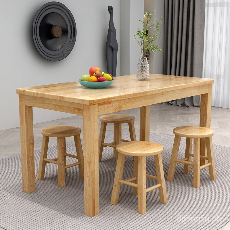 Solid Wood Fast Food Table and Chair Sidewalk Snack Booth Noodle Shop ...