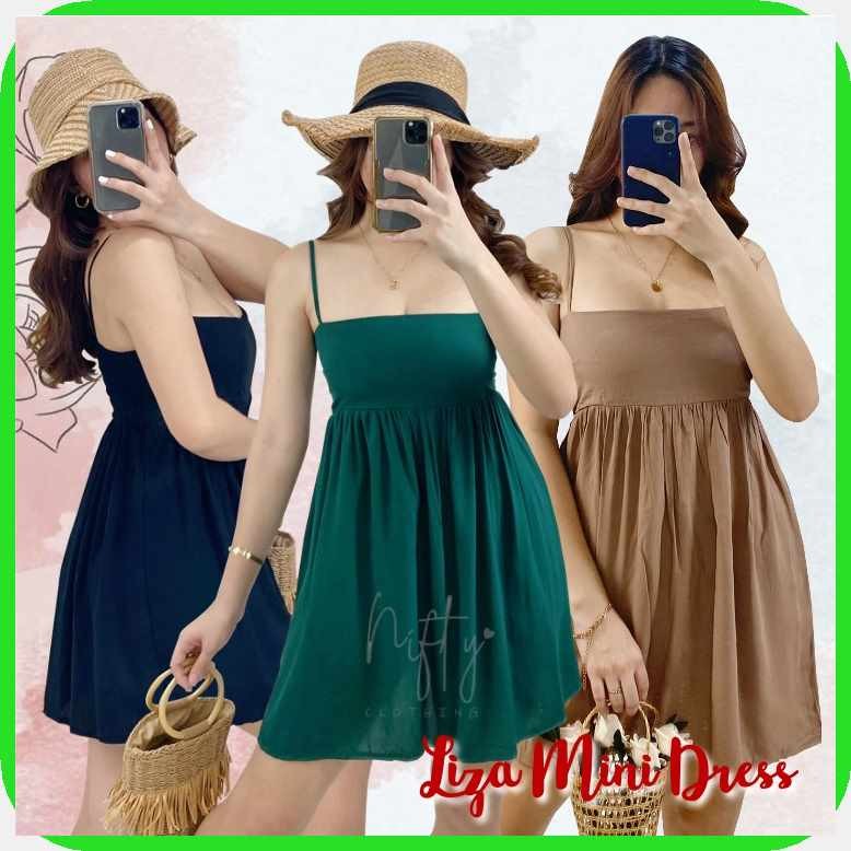 Liza|zL_Mini+c@z@Dress+Y@|+Go@Nifty*VR?Clothing*Aj?Ph | Shopee Philippines