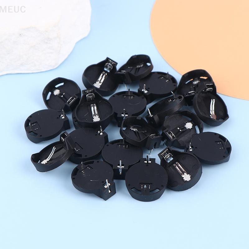 Meuctiffy 20pcs CR2032 Battery Holder Coin Cell Holder Box Case Socket ...