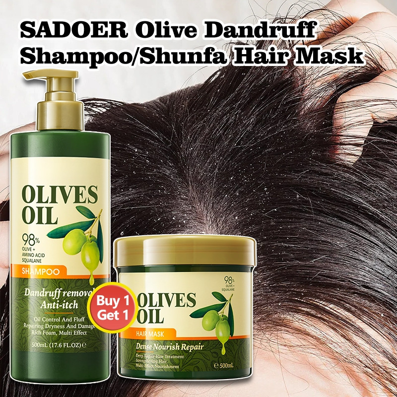 Original Olive Oil Anti-Dandruff Shampoo for Flake-Free Scalp and ...