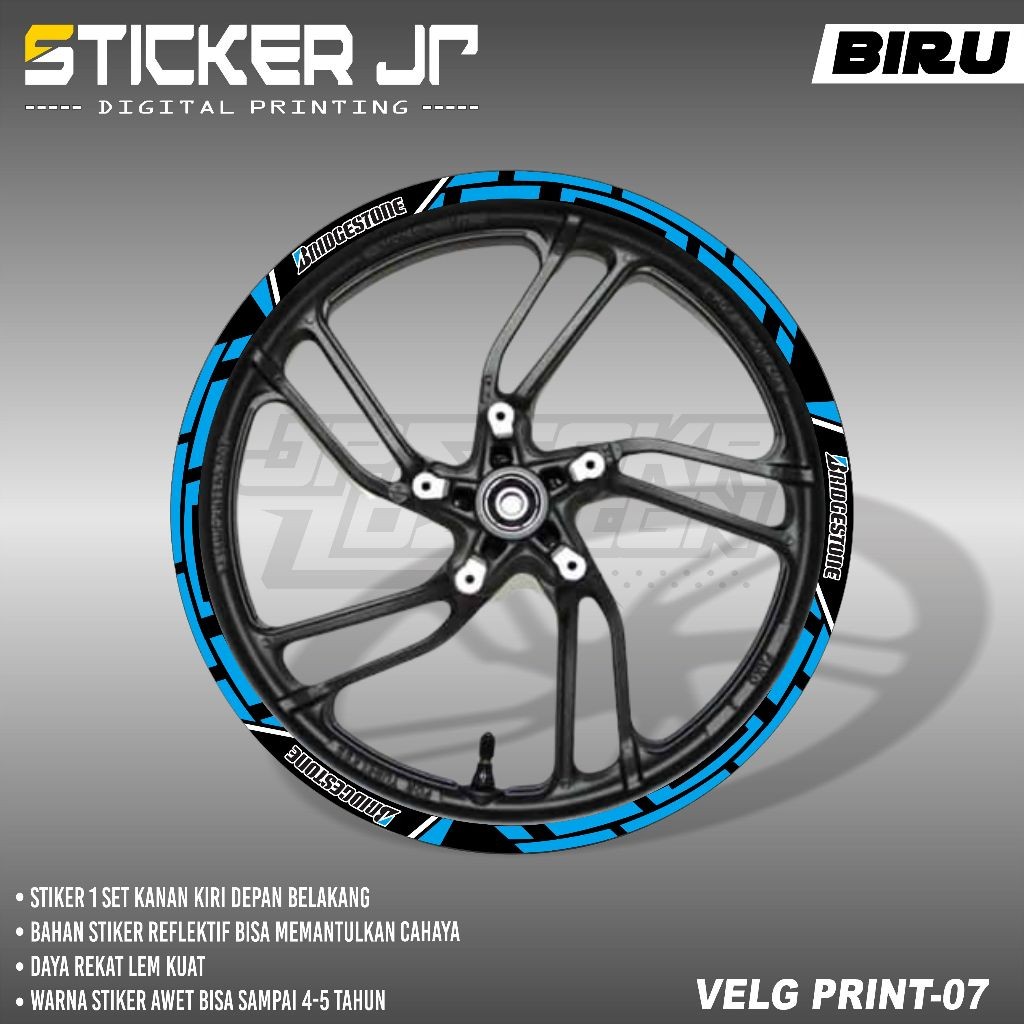 Princut Rim Cutting List Stickers - Rim Stickers for All Matic Beat ...