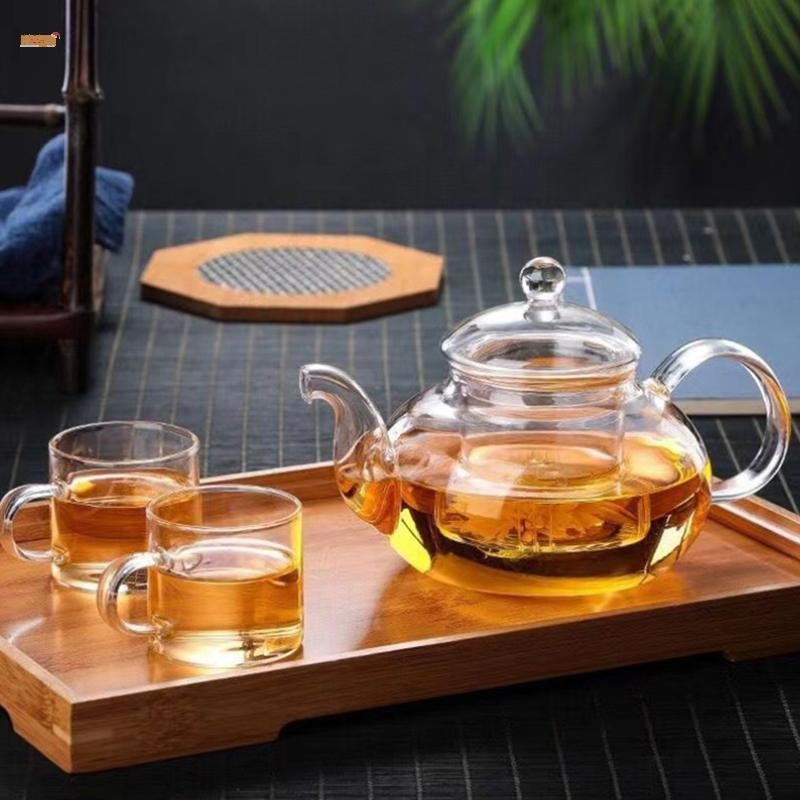 Sweet Heat Resistant Glass Tea Pot,Glass Teapot With Infuser Tea Leaf ...