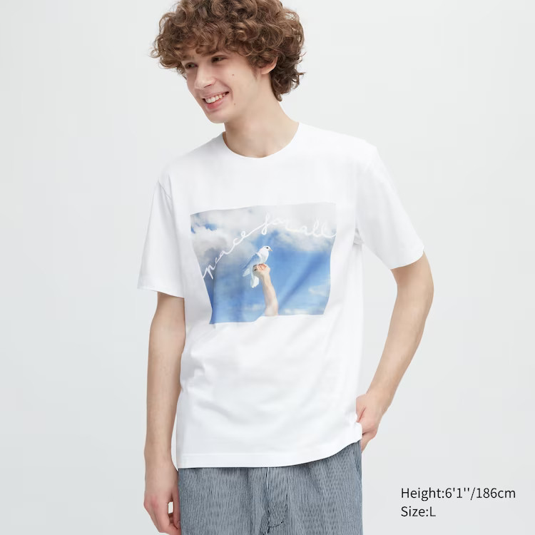 UNIQLO Men's/Women's Roger Federer Short Sleeve UT T-shirt | Shopee ...