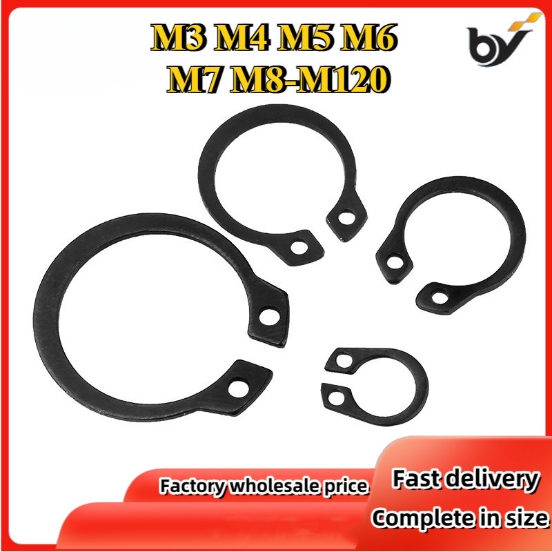 1~50pcs Circlip Set Internal/Externa Retaining Shaft ring C-type snap ...