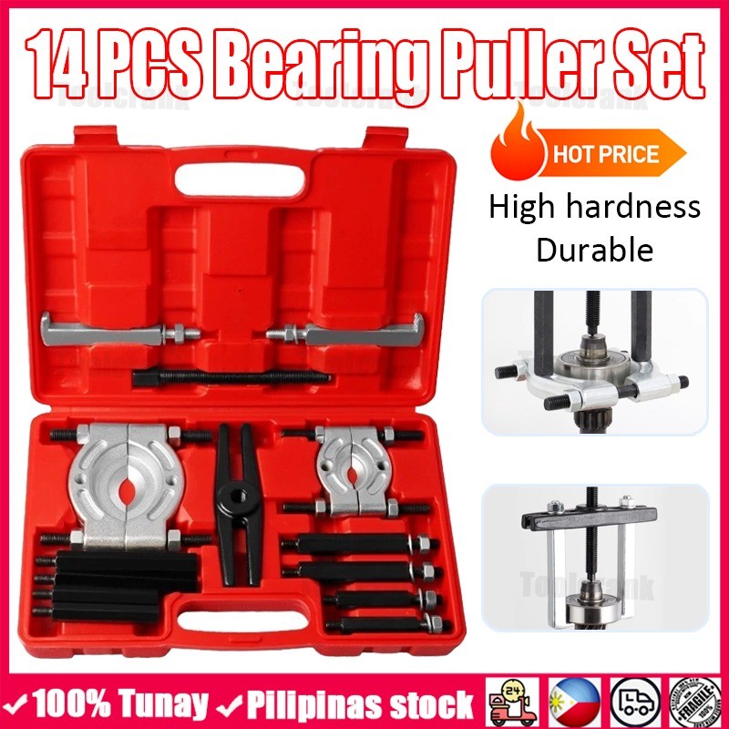 14 PCS Bearing Separator Universal Puller Set Flyman Heavy Duty ...