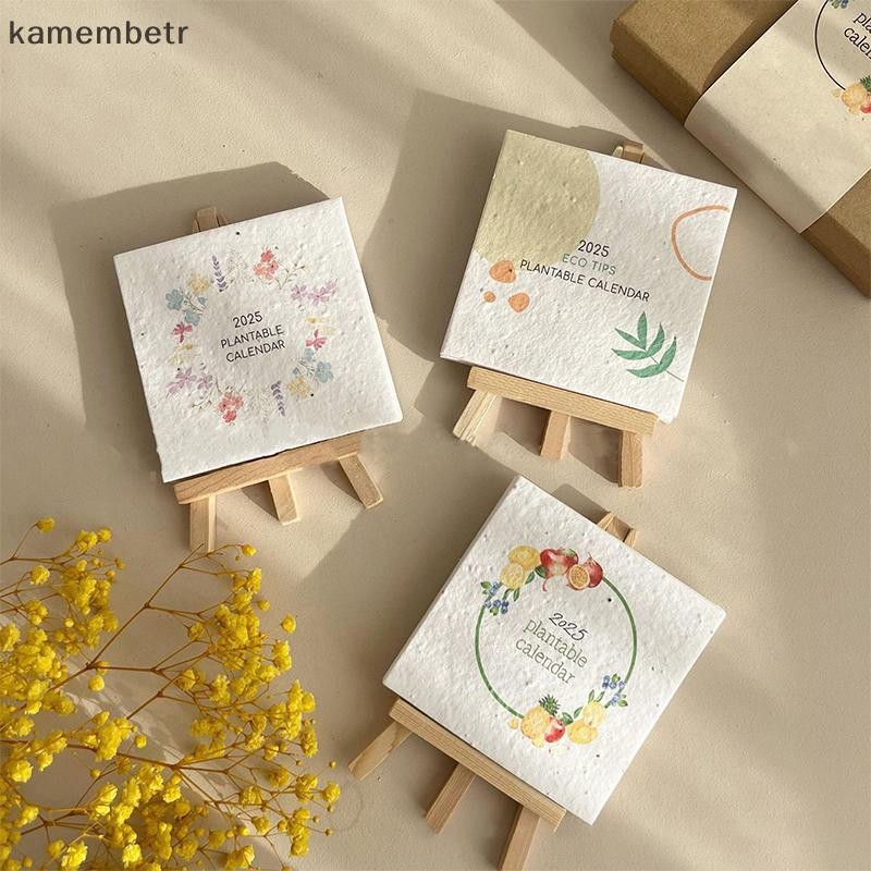 ka Plantable Seed Calendar 2025, Modern Greenery Calendar Planner With ...
