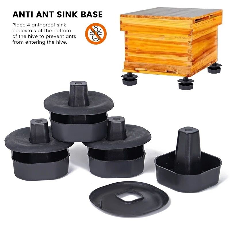 4pcs Insect-proof Hive Feet Beehive Stand Bee Hive Anti-ant Bracket ...
