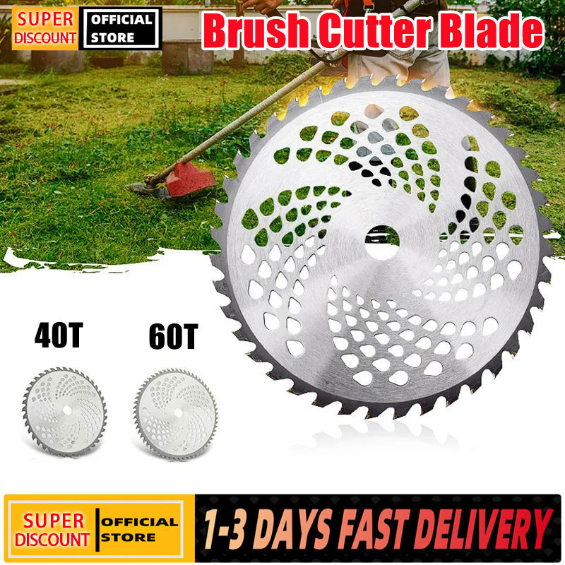 Grass Lawn Mower 255mm 40/60T Cutter Brush Cutter Blade Replacement Circular Saw Blade Cutting ...