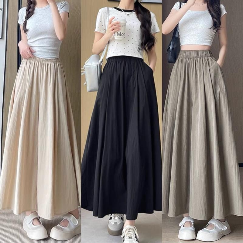 #3100 Plus sizes casual palda black skirt for woman fitted skirt with ...