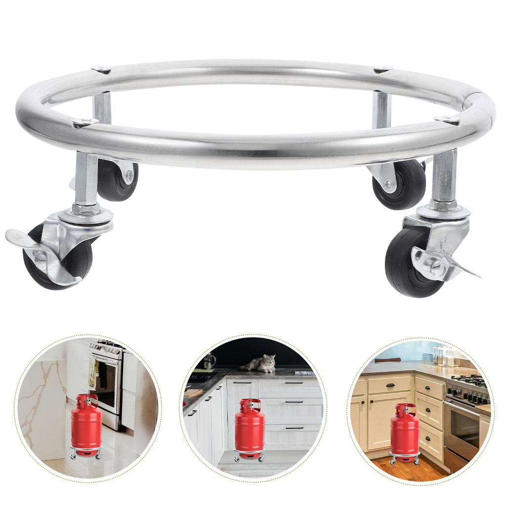 DuduMart Gas Tank Rack With Wheels Moveable Rolling Tray landege ...