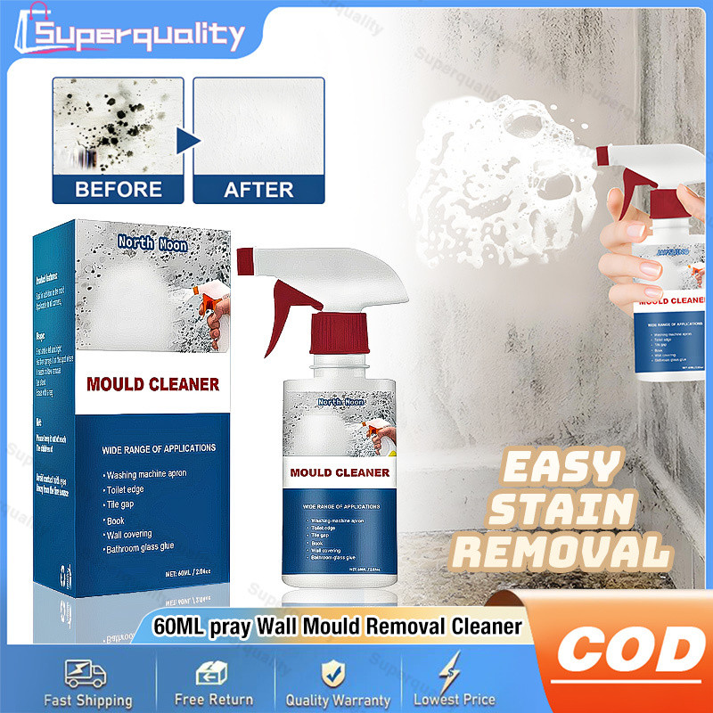 60ML Mould Cleaner Foam Multifunctional Moulds Removal Spray Wall Mould ...