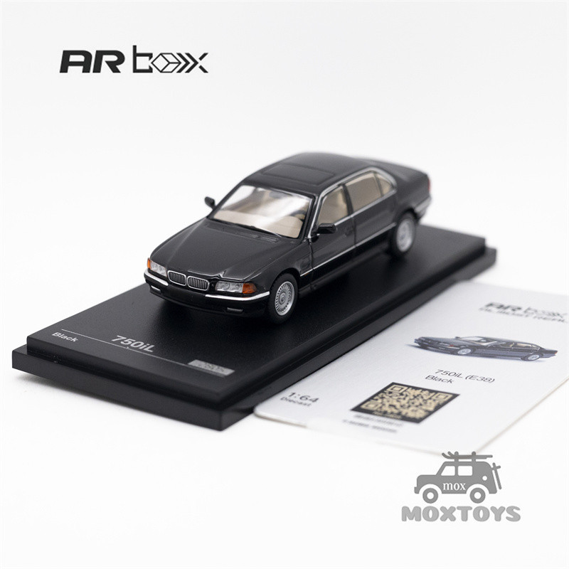 AR Box 1:64 BMW* 7 Series Mk3 E38 750iL Black Diecast Model Car ...