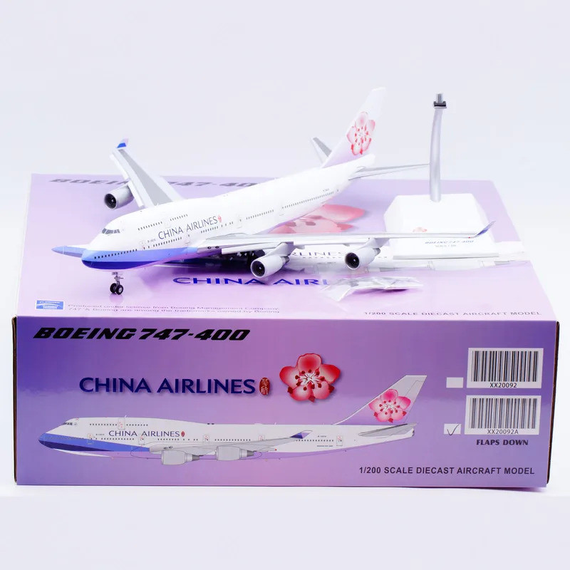 XX20092A Alloy Collectible Plane Gift JC Wings 1:200 China Airlines ...
