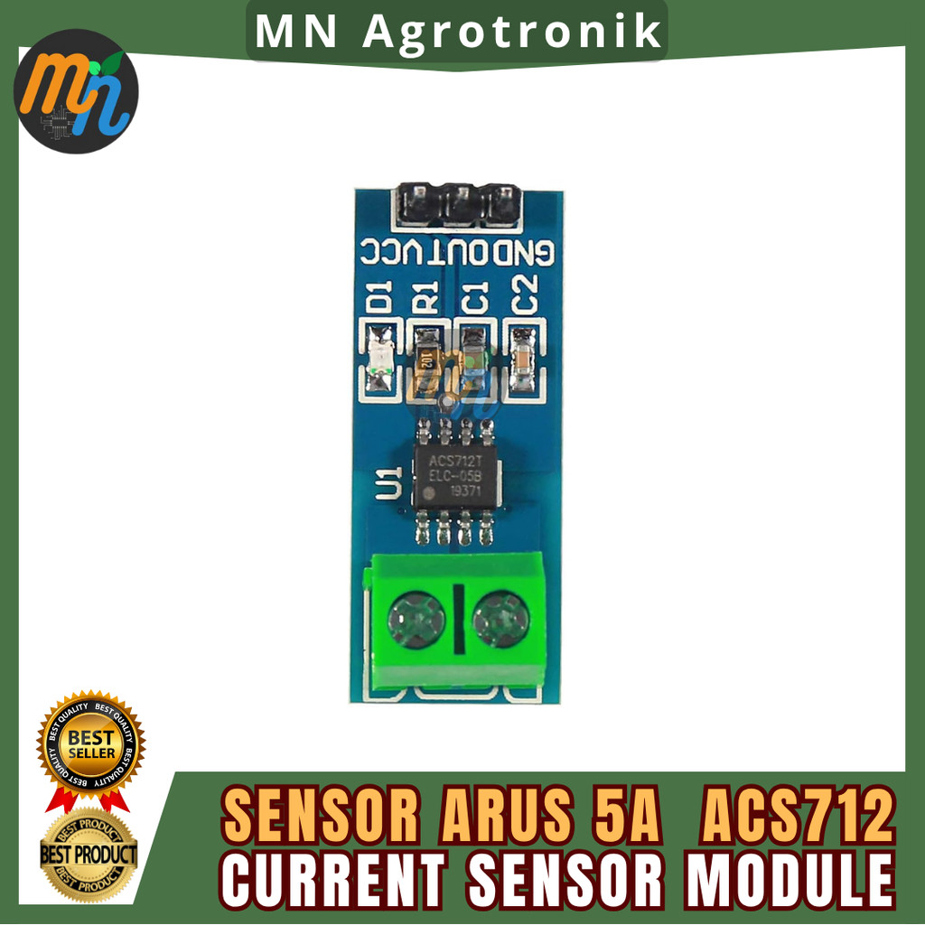 ACS712 5A RANGE HALL CURRENT MODULE SENSOR FOR ARDUINO | Shopee Philippines