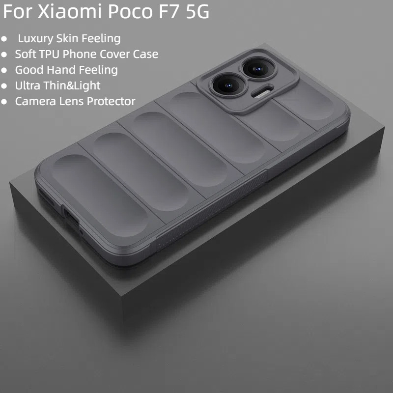 For Xiaomi Poco F7 5G PocoF7 Case Luxury Skin Feeling Soft Silicon ...